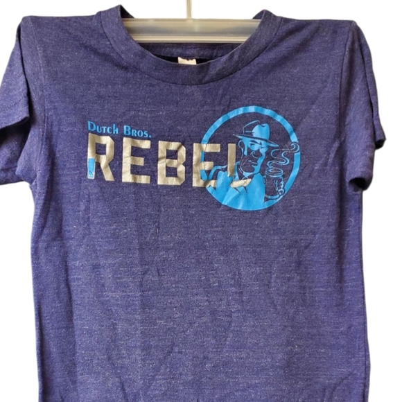 Dutch Bros | Shirts & Tops | Dutch Bros Blue Short Sleeve Tee With ...